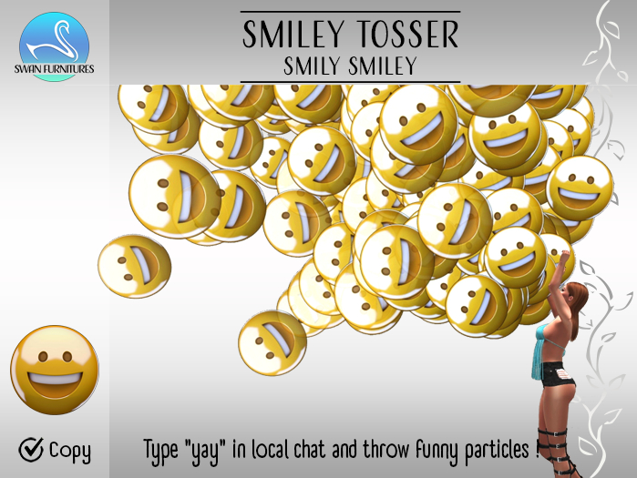 Second Life Marketplace - [SF] Smiley Tosser (Smily Smiley)